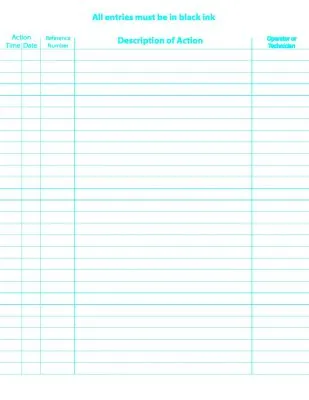 Equipment Log Book – Scientific Notebook Company